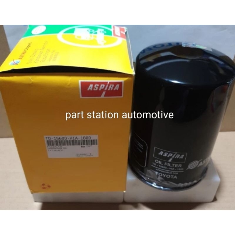 Jual FILTER OLI TOYOTA HIACE ASPIRA TO-15600-HIA-1800 | Shopee Indonesia