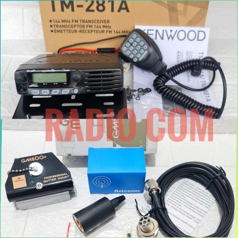 Jual PAKET RADIO RIG KENWOOD TM281A VHF PLUS ANTENA LARSEN PO150 GM500 ...