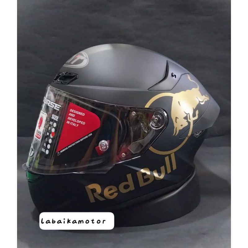 Jual HELM KYT TTC COURSE REDBULL | FULL FACE | Shopee Indonesia
