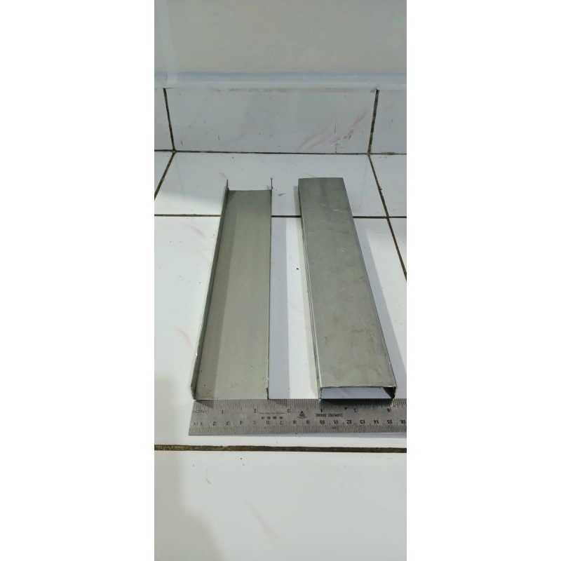 Jual PLAT BESI PENYANGGA PANEL BESI KEEL DUDUKAN PANEL RUNNING TEXT ...