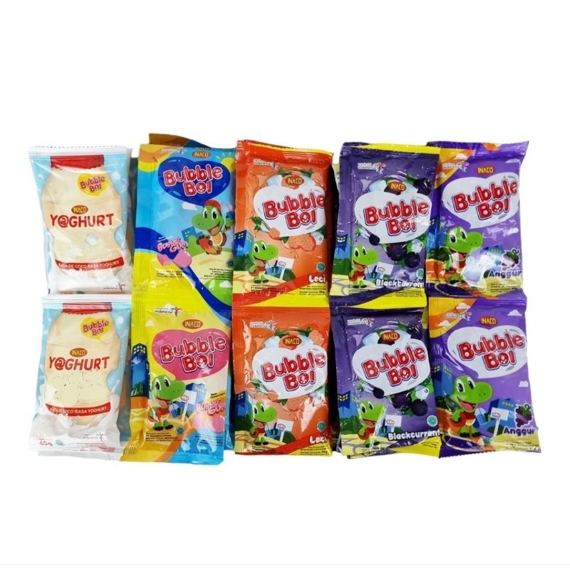 Jual Inaco BUBBLE BOI Renceng Nata de Coco Berbagai Rasa | Shopee Indonesia