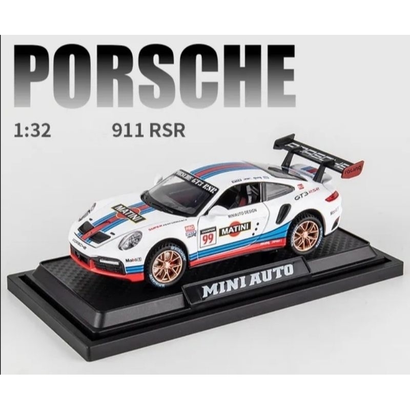 Jual Diecast Mobil Balap Porsche 911 GT3 RSR Miniatur Die-cast Mobil ...