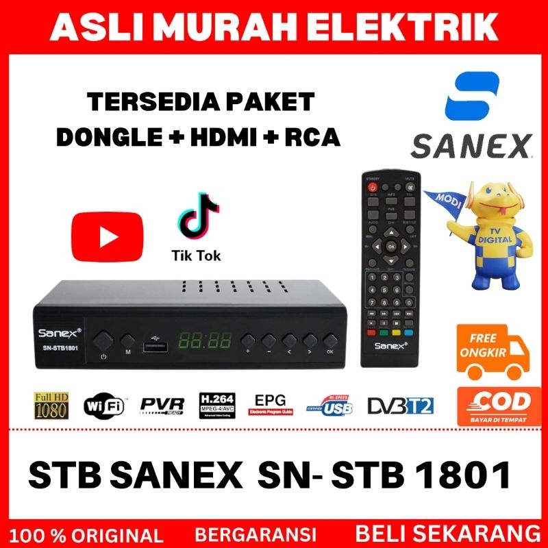 Jual Set Top Box Sanex STB Sanex / Receiver TV Digital Sanex | Shopee ...