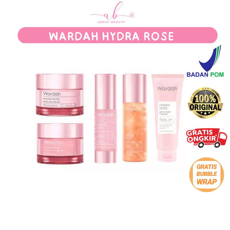 Jual WARDAH ROSE DEWY AQUA DAY GEL | Shopee Indonesia