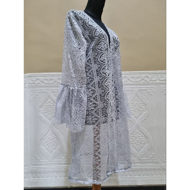 Jual KARDIGAN BURKAT TERBARU//LACE OUTER BROKAT | Shopee Indonesia