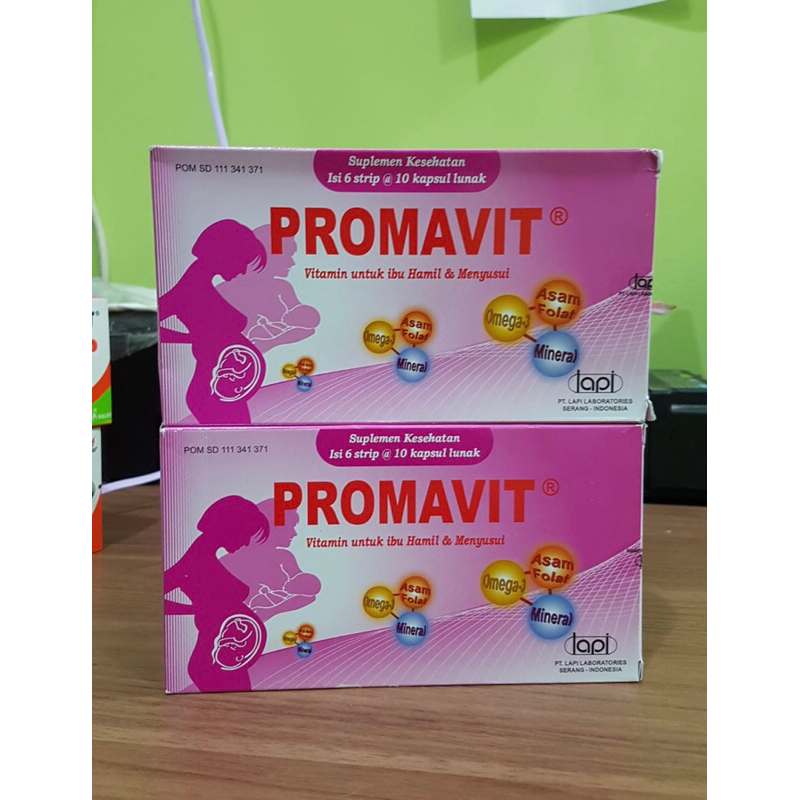 Jual promavit / box / 60 kapsul / vitamin ibu hamil | Shopee Indonesia