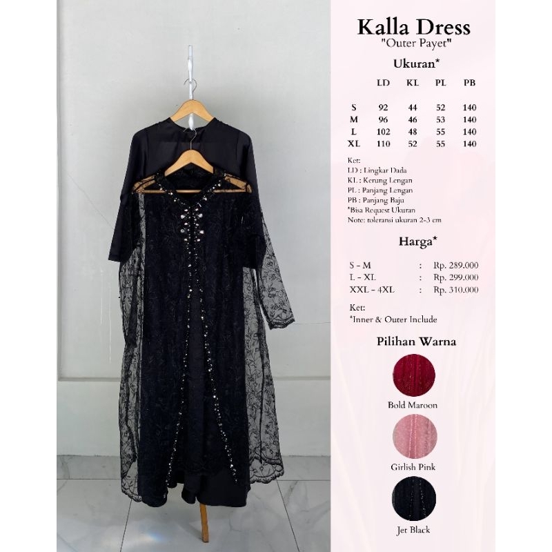 Jual Kalla Dress Raya Series by Kezia Label | Dress Hijab | Dress Hari ...