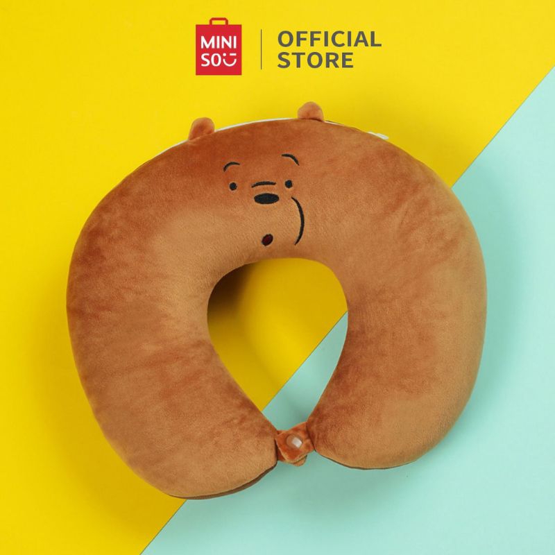 Jual Bantal Leher U Miniso Original 2in1 sebagai bantal leher atau ...