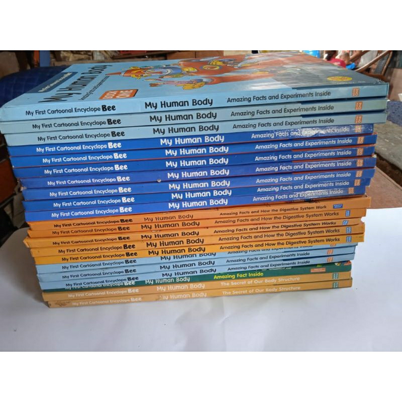 Jual Buku Pustaka Lebah My Human Body - My First Cartoonal EncylopeBee ...
