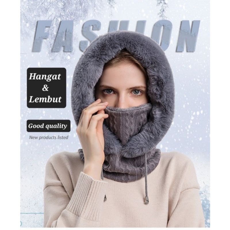 Jual Topi Kupluk Syal Musim Dingin Topi Winter / Salju 010 | Shopee ...