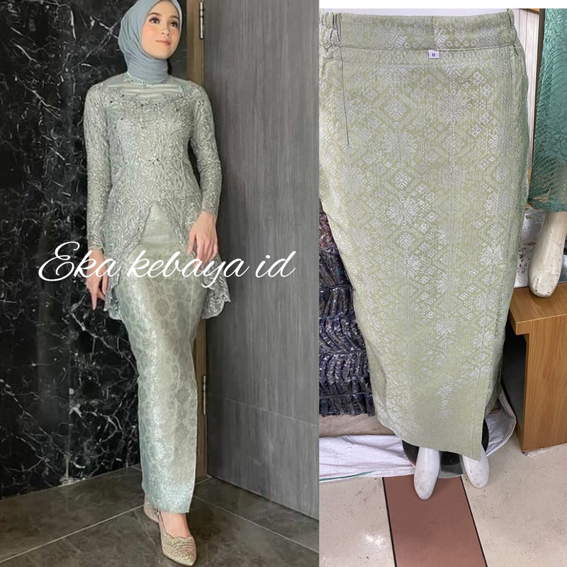 Jual NEW!!! Rok Songket Span Premium / Rok Songket semi palembang Rok ...