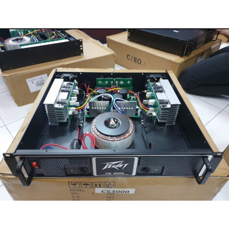 Jual power amplifier 2 channel peavey cs3000 garansi 1 tahun power ...