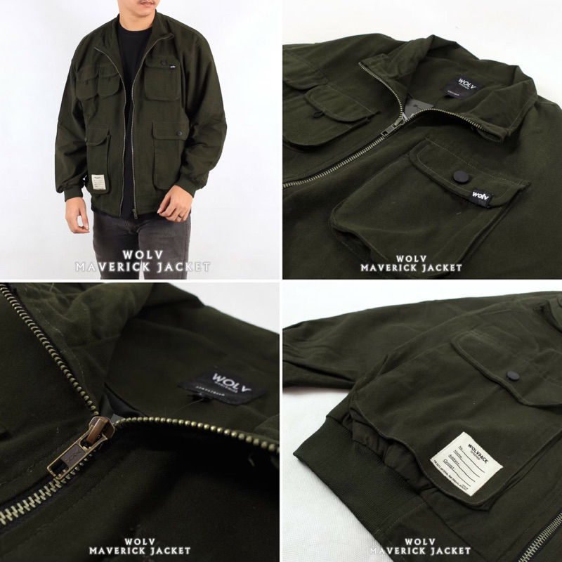 Jual WOLV flight jaket / jaket vintage / jaket bomber casual / jaket ... Jual WOLV flight jaket / jaket vintage / jaket bomber casual / jaket ...