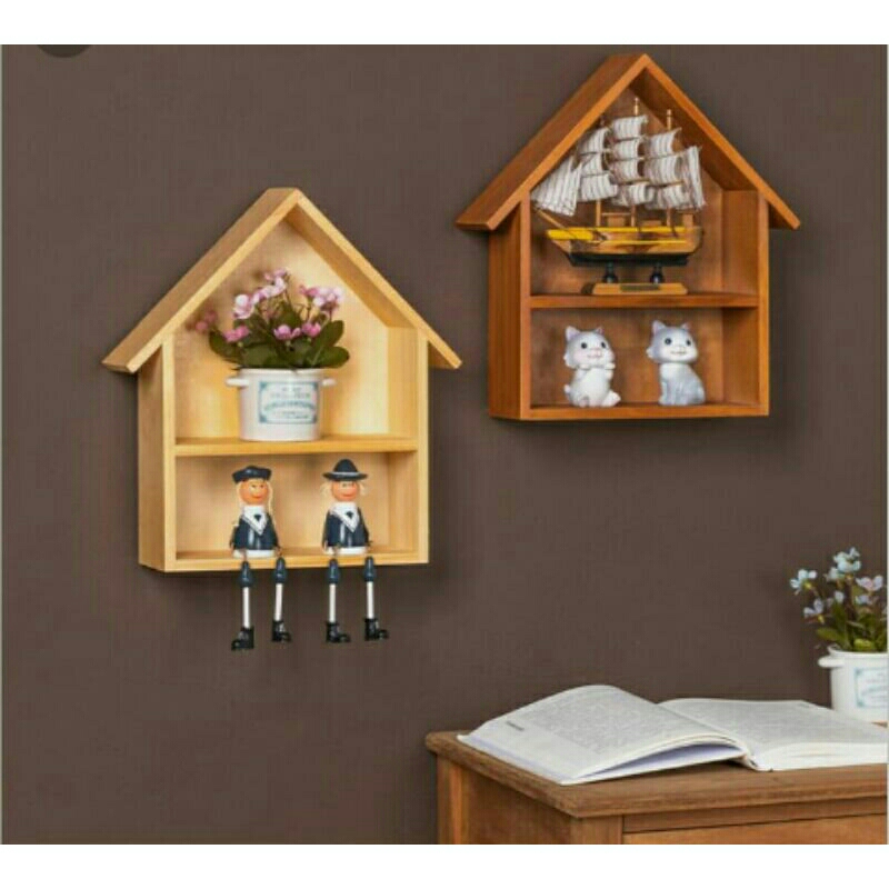 Jual rak dinding/hiasan dinding/dekorasi dinding/rak tempel/rak gantung ...