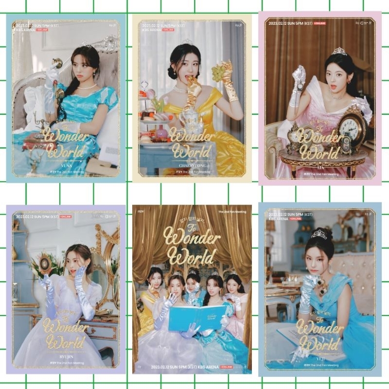 Jual POSTER KPOP - ITZY : 2ND FAN MEETING "LETS FLY TO WONDER WORLD" | Shopee Indonesia