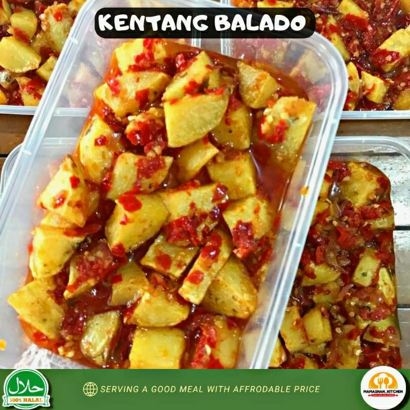 Jual MENU FAMILY..!! "KENTANG BALADO POLOS" EKONOMIS BINTANG LIMA ...