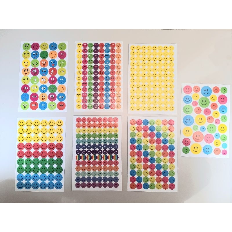 Jual STIKER REWARDS SMILE / STIKER SMILEY / STICKER SMILEY / STIKER ...