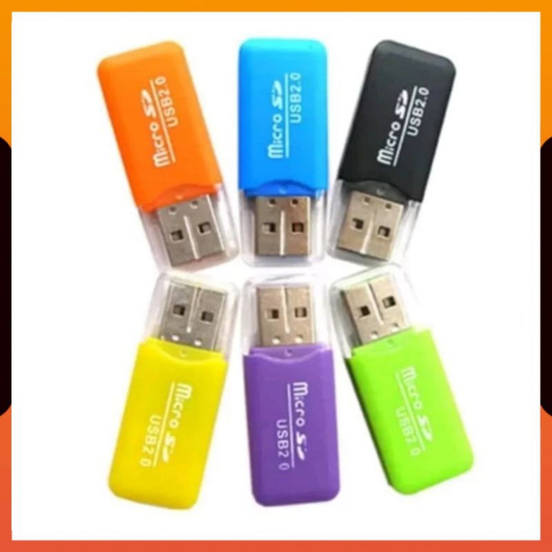 Jual (COD) CARD READER 1 SLOT / CARD READER MICRO SD / PEMBACA KARTU ...