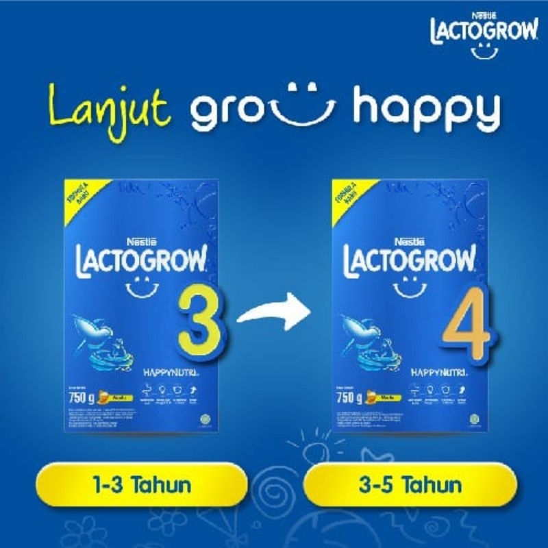 Jual Nestle LACTOGROW 4 Happynutri Madu Susu Pertumbuhan Anak 3-5 Tahun ...