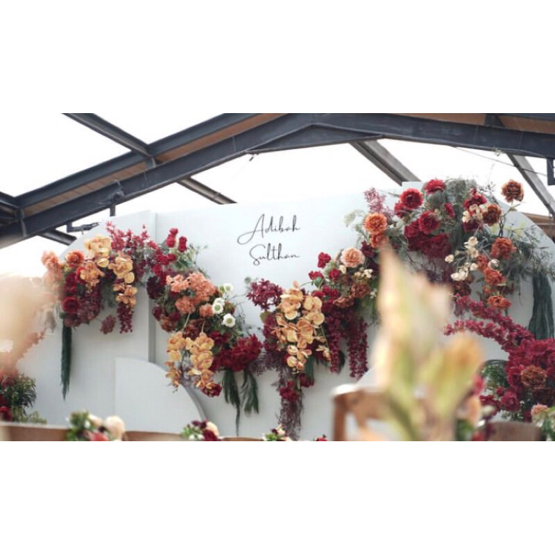 Jual CUSTOM CUTTING STICKER PAPAN BACKDROP PELAMINAN/ENGAGEMENT/KHITAN ...