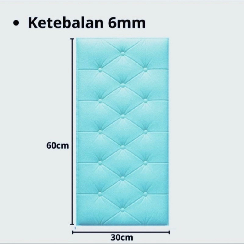 Jual wallpaper dinding foam tebal walpaper foam headboard uk 30x60 cm ...