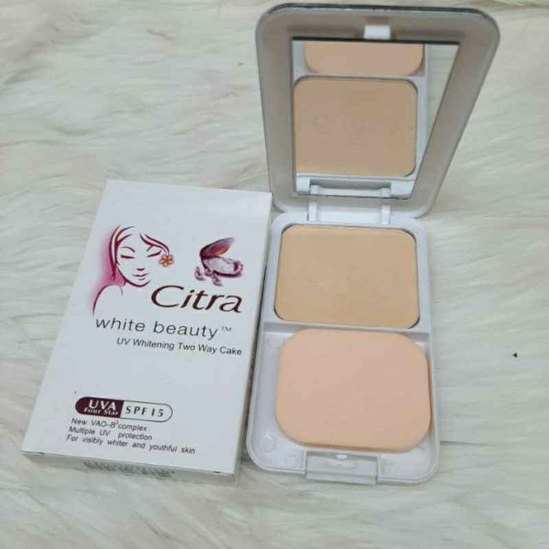 Jual TWO WAY CAKE CITRA WHITE BEAUTY/BEDAK PADAT CITRA | Shopee Indonesia