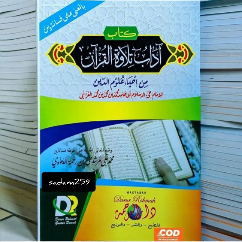 Jual Kitab Adab Tilawatil Qur'an Makna dan kosongan original - Adab ...