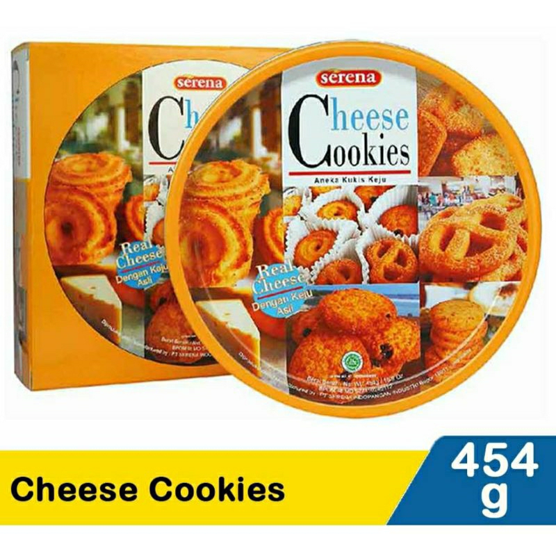 Jual Serena Cheese Cookies Assorted Biscuit Kaleng | Shopee Indonesia
