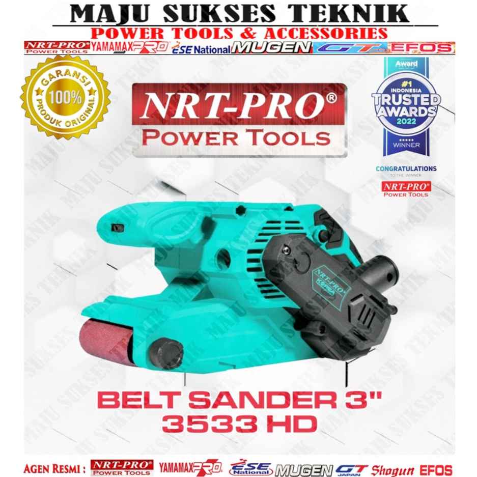 Jual NRT PRO 3533 HD Belt Sander 75 x 533mm - Mesin Amplas Sabuk 3 Inch ...
