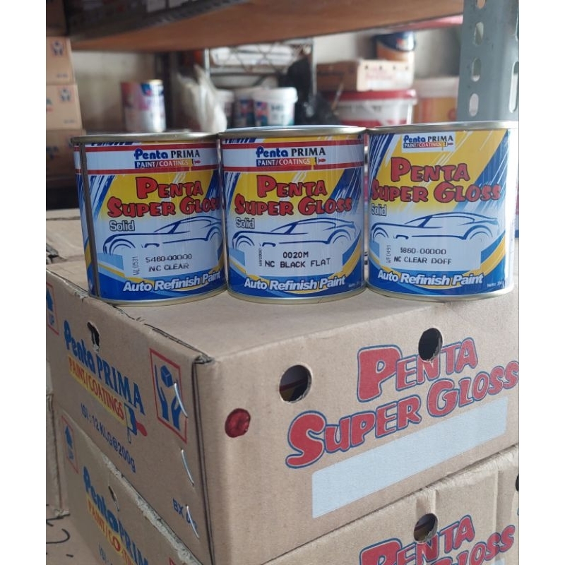 Jual CAT DUCO PENTA NC CLEAR/CLEAR DOF/HITAM DOF ISI 200 GRAM SUPER ...