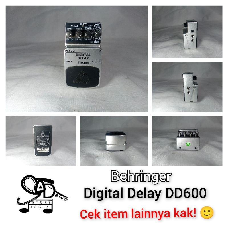 Jual BEHRINGER DD600 STOMPBOX EFEK DELAY DD 600 ECHO REVERB KODOKAN ...