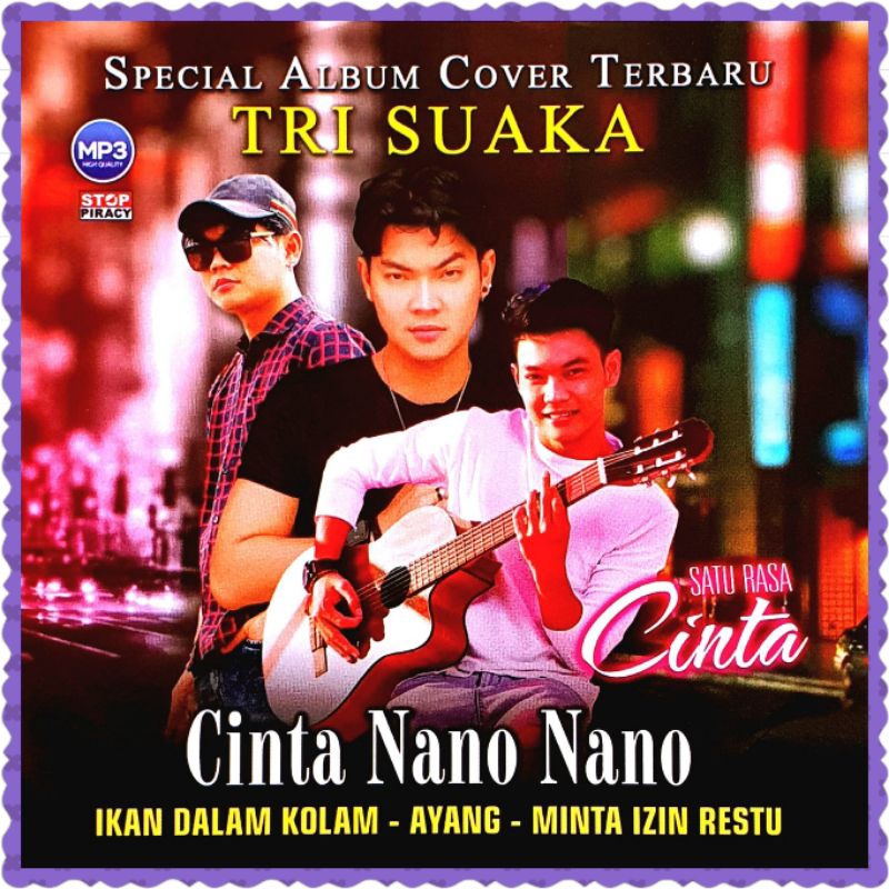 Jual KASET MP3 SPESIAL ALBUM COVER TERBARU TRI SUAKA - KASET CD MP3 POP ...