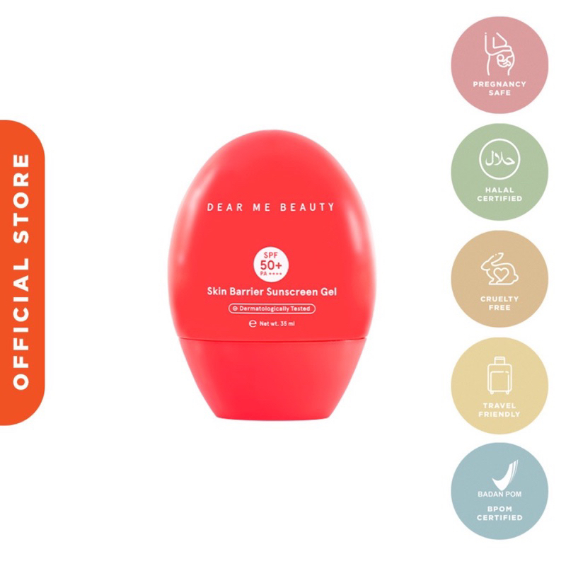 Jual DEAR ME BEAUTY SKIN BARRIER PHYSICAL SUNSCREEN SPF50 PA++++ netto ...