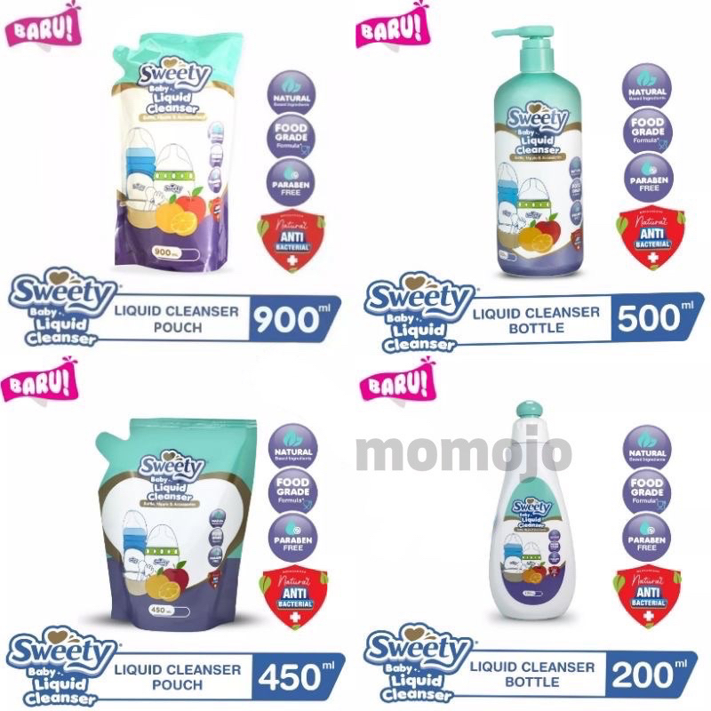 Jual SWEETY Baby Liquid Cleanser for Bottle, Nipple & Accessories ...