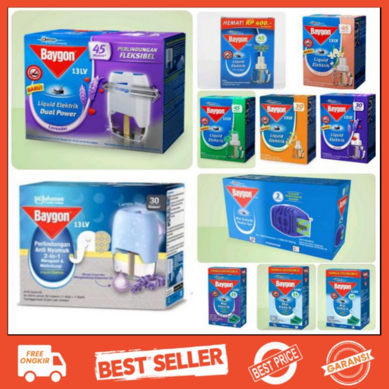 Jual Baygon Liquid Elektrik Obat Nyamuk Electric Cair Alat + Refil | Shopee Indonesia