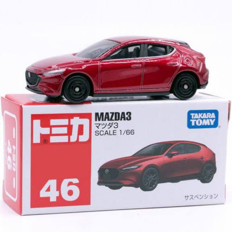 Jual TOMICA MAZDA 3 RED MERAH TAKARA TOMY DIECAST MOBIL MAZDA MERAH SUV ...