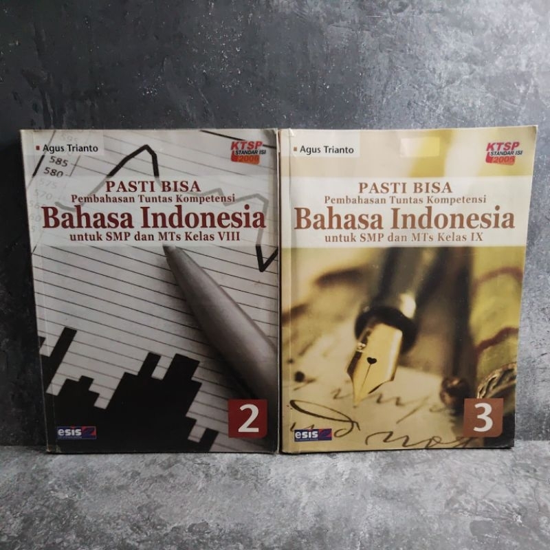 Jual Buku Bahasa Indonesia kelas 8, 9, VIII, IX, SMP, Esis, Agus ...