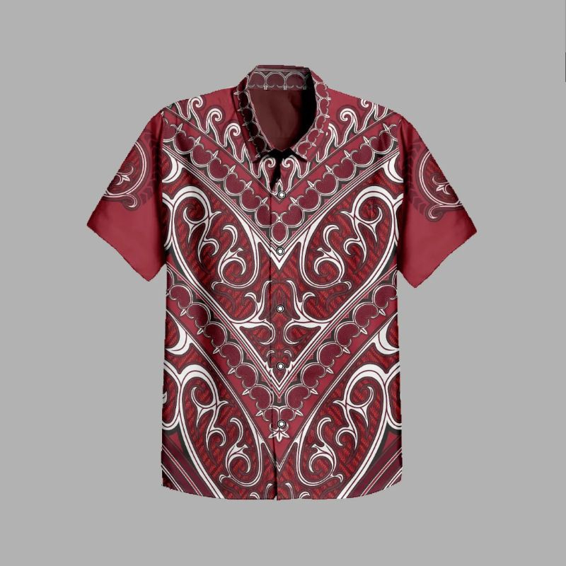 Jual Kemeja Batik Batak Premium | Batik Etnik Lengan Pendek Pria Motif ...