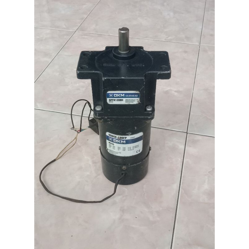 Jual Ac Motor Gearbok 220V DKM 180W Ratio 1 : 120 11,5Rpm Break System ...