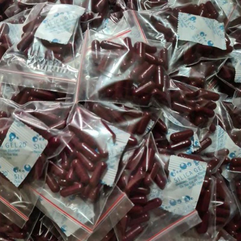 Jual New kapsul maroon isi 30 kemasan klip dan botol | Shopee Indonesia