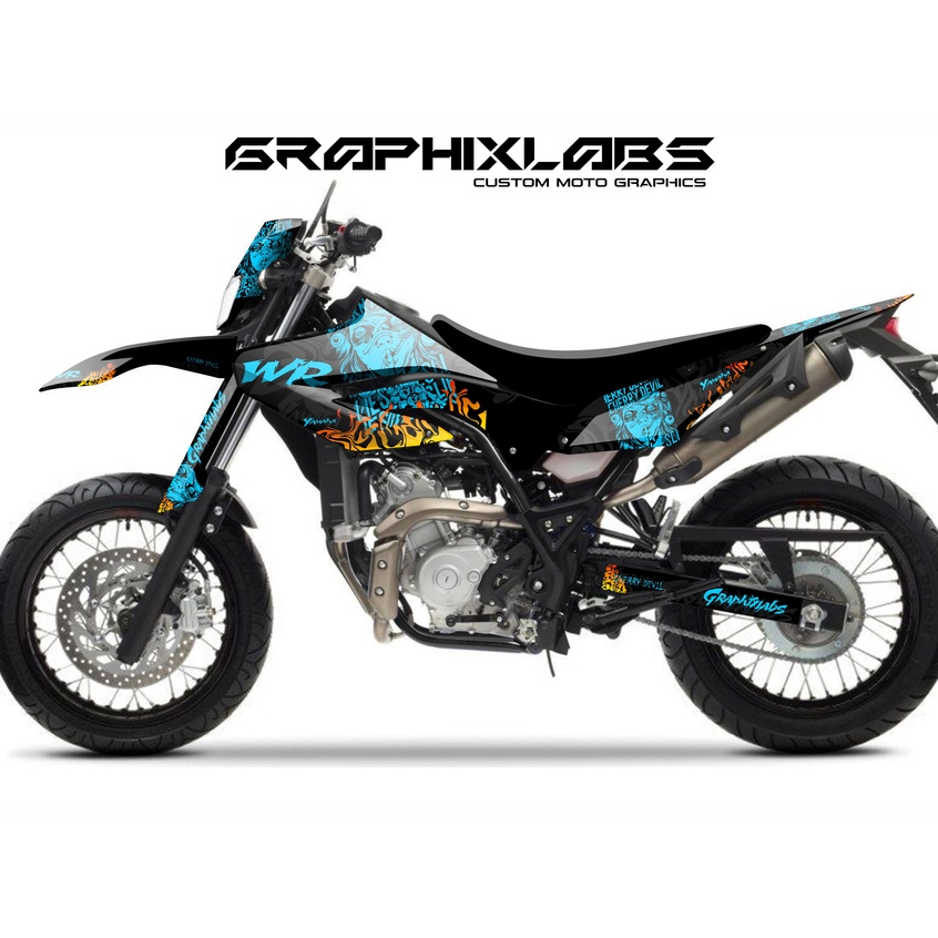 Jual DECAL WR 155R DESAIN ONEONENINE SUPERMOTO - DECAL STICKER FULLBODY ...