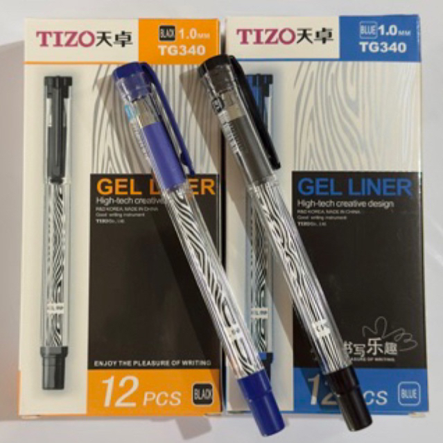 Jual (1pcs) Pulpen Gel Tizo / Pen Gel Tanda Tangan Liner TG-340 ...