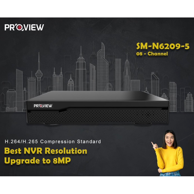 Jual NVR PROVIEW 9ch & 16ch SM-N6209-5 ( NVR ) dan SM-N6216-2 ( NVR ) | Shopee Indonesia