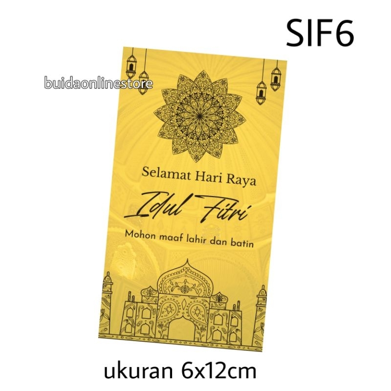 Jual Stiker Sticker Lebaran Selamat Hari Raya Idul Fitri Label Hangtag ...