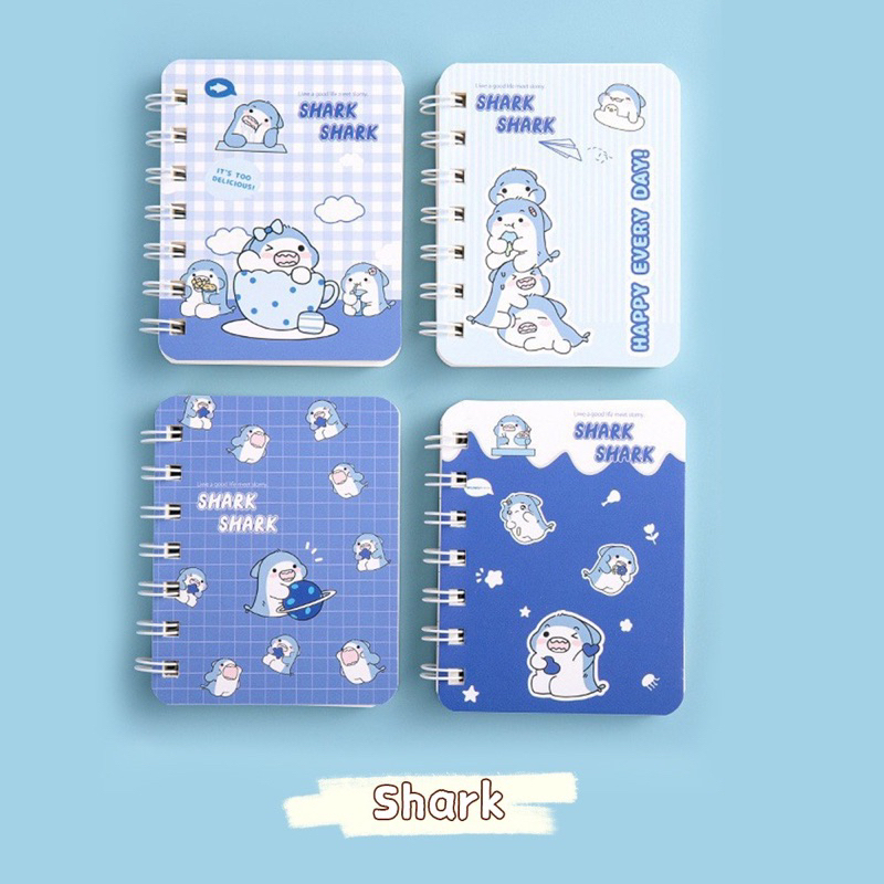 Jual Notebook Ring Motif Karakter Buku Tulis Mini Binder Mini Memo ...