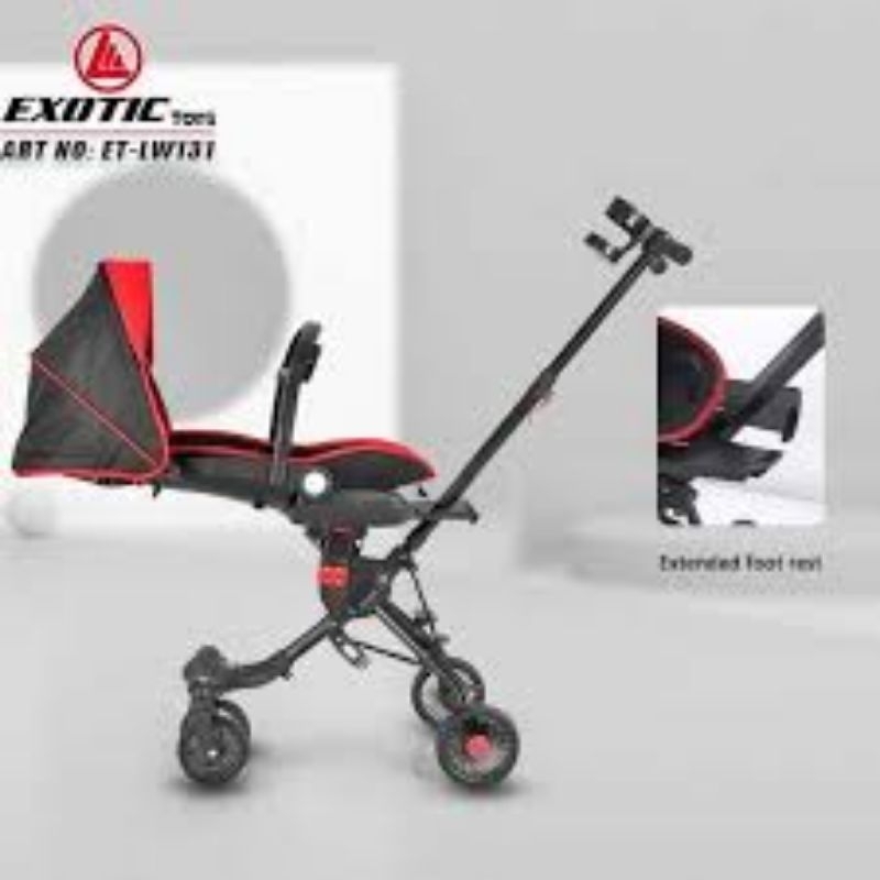 Jual stroller exotic baby lw131 tidur duduk rebah dua arah hadap/ Lw126 ...