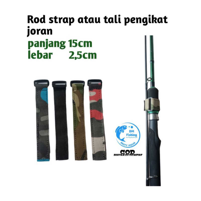 Jual Rod Strap Pengikat Tali Joran Pancing Bahan D 600 Polyester Kuat ...