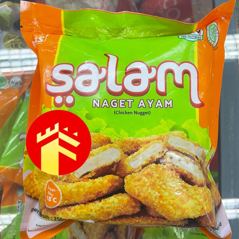 Jual SALAM NAGET AYAM 500 GR CHICKEN NUGGET 250 GR | Shopee Indonesia