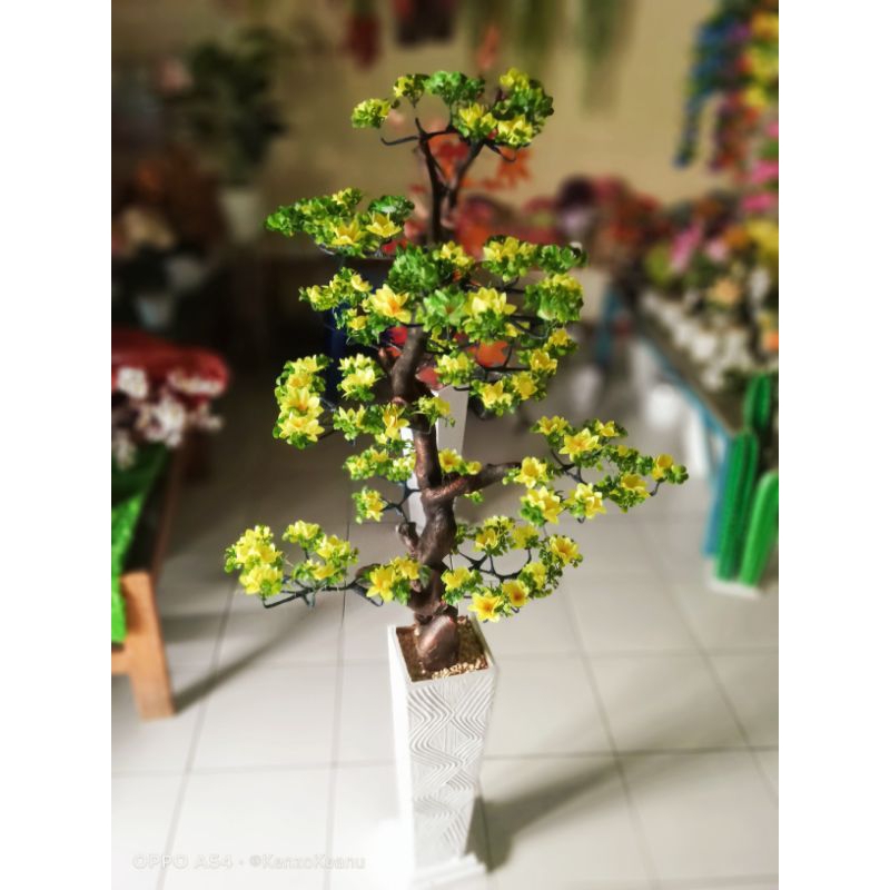 Jual COD/bunga sudut artificial/grosir bunga plastik/semanggi plastik ...