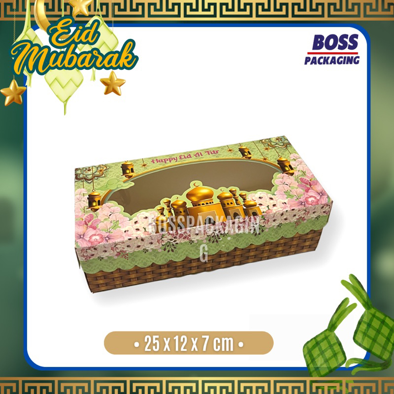 Jual Box Lebaran Idul Fitri Packaging Kardus Kotak Cookies Dus Toples ...